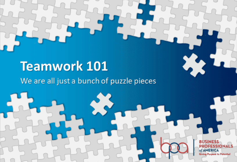 Teamwork 101 - Business Professionals of America